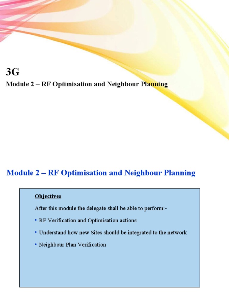 Module 4 DT - RF Optmisation and Neighbour Planning - 2 | Download Free PDF | Antenna (Radio ...