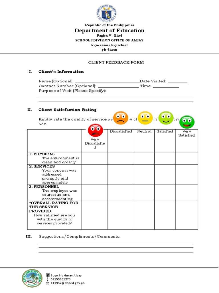 Department of Education: Republic of The Philippines | PDF