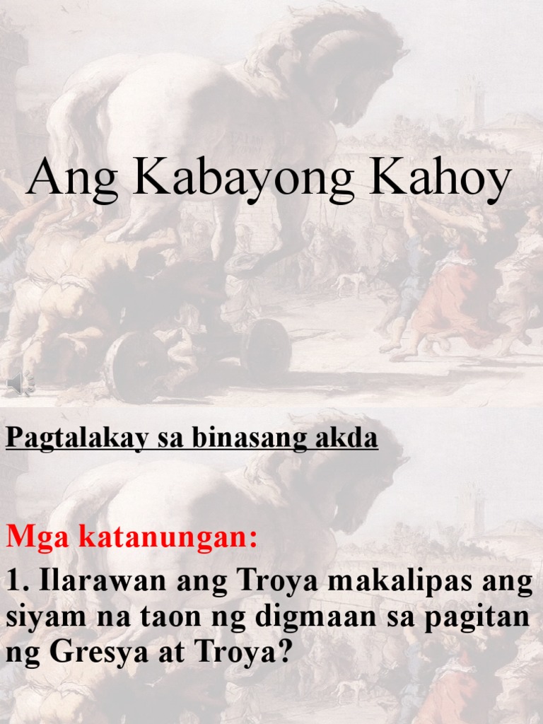 Ang Kabayong Kahoy | PDF