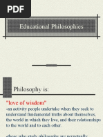 'Isms in Education | PDF | Philosophy Of Education | Idealism