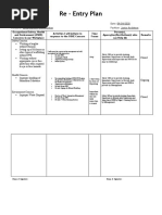 Re Entry Plan Form | PDF | Personal Protective Equipment | Occupational ...