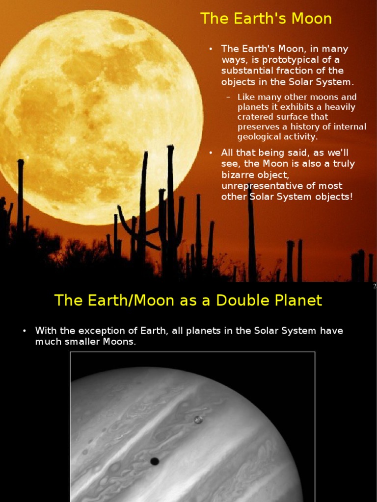 The Earth's Moon | PDF | Moon | Crust (Geology)
