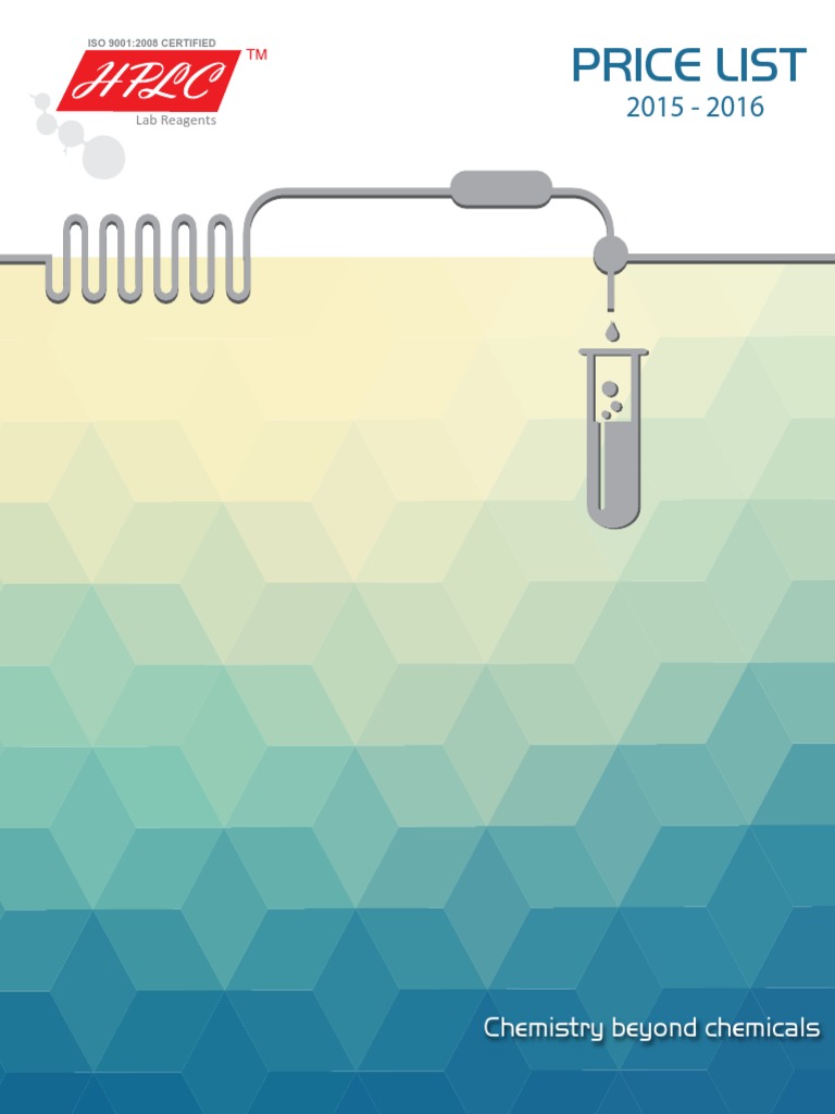 HPLC Price List 2015 16 | PDF | High Performance Liquid Chromatography ...