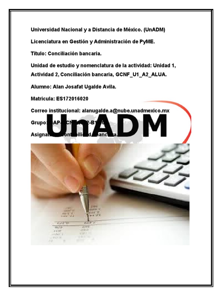 GCNF U1 A2 Alua | PDF | Cheque | Bancos