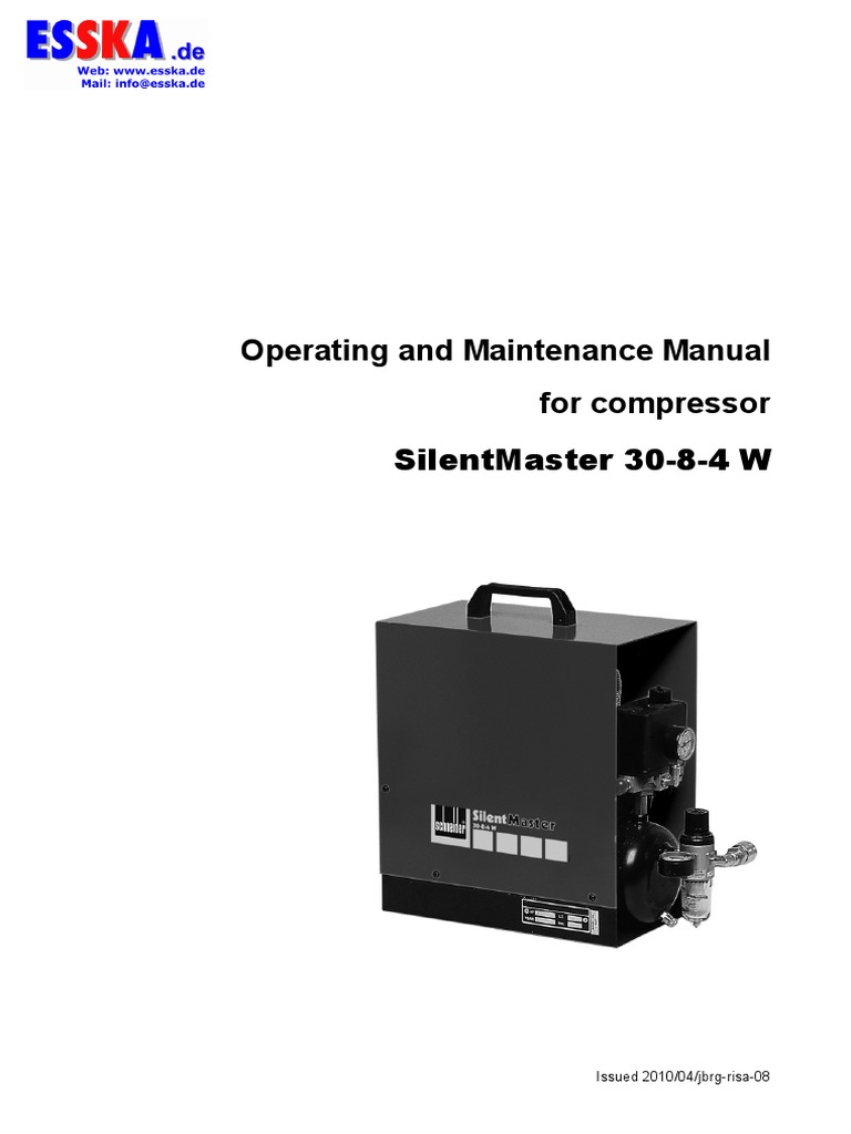 Operation and Maintenance For Compressor | PDF | Switch | Valve