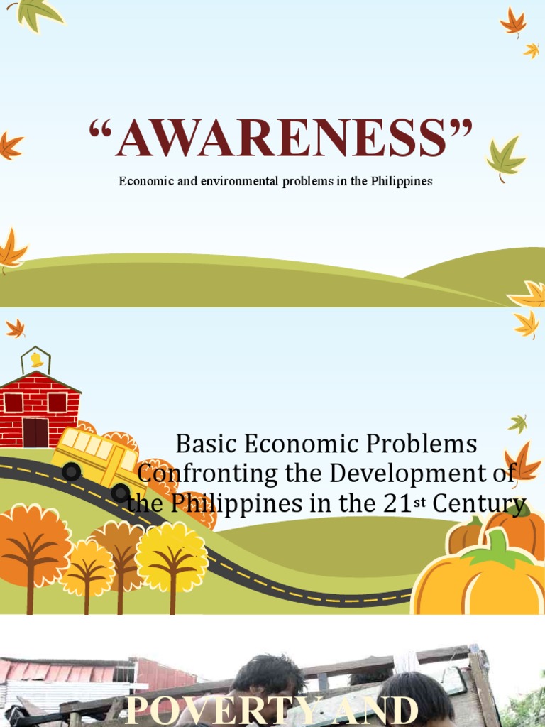 Basic Economic Problems Confronting The Development of The Philippines ...