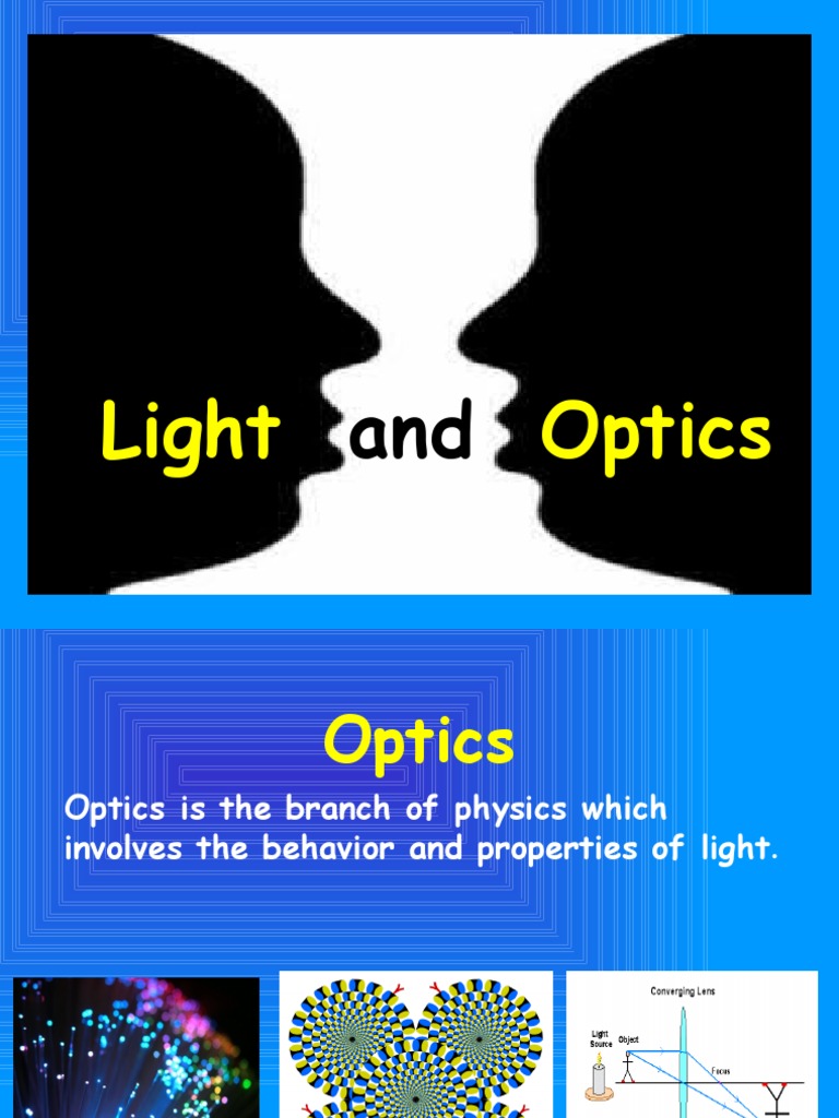 Light Optics | PDF | Reflection (Physics) | Refraction