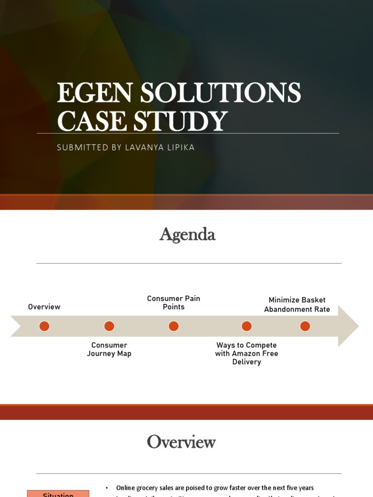 Egen Solutions Case Study: Submit Ted by Lavanya Lipika | PDF | Online ...