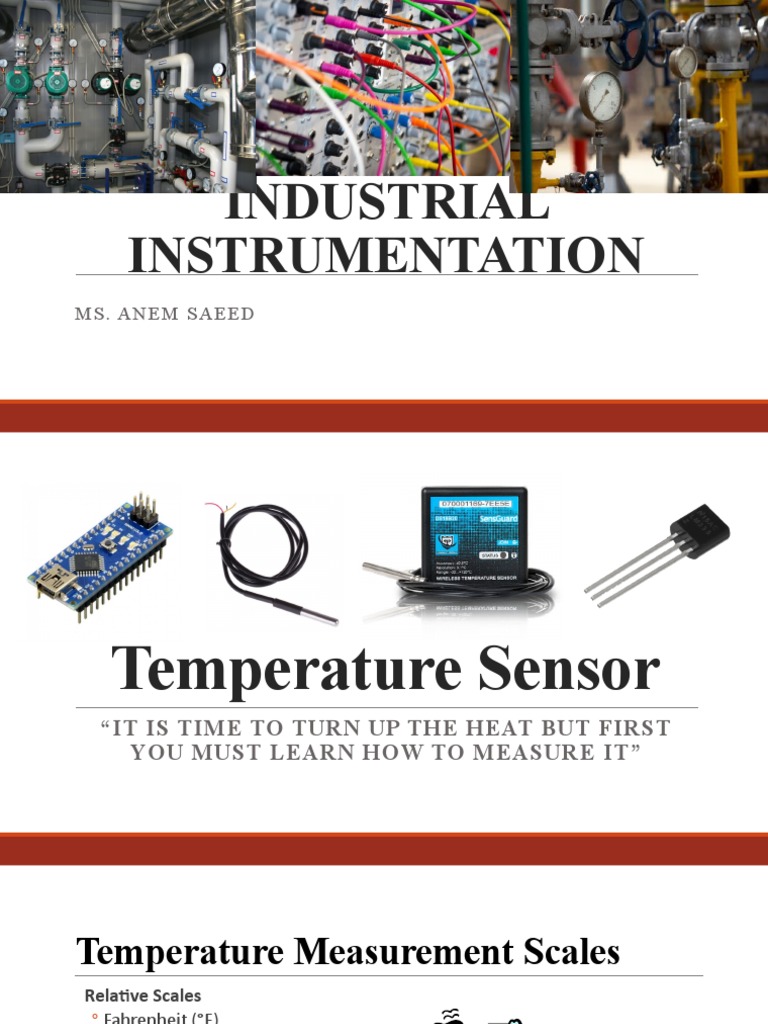 INDUSTRIAL INSTRUMENTATION Temperature Sensor | PDF | Thermocouple ...