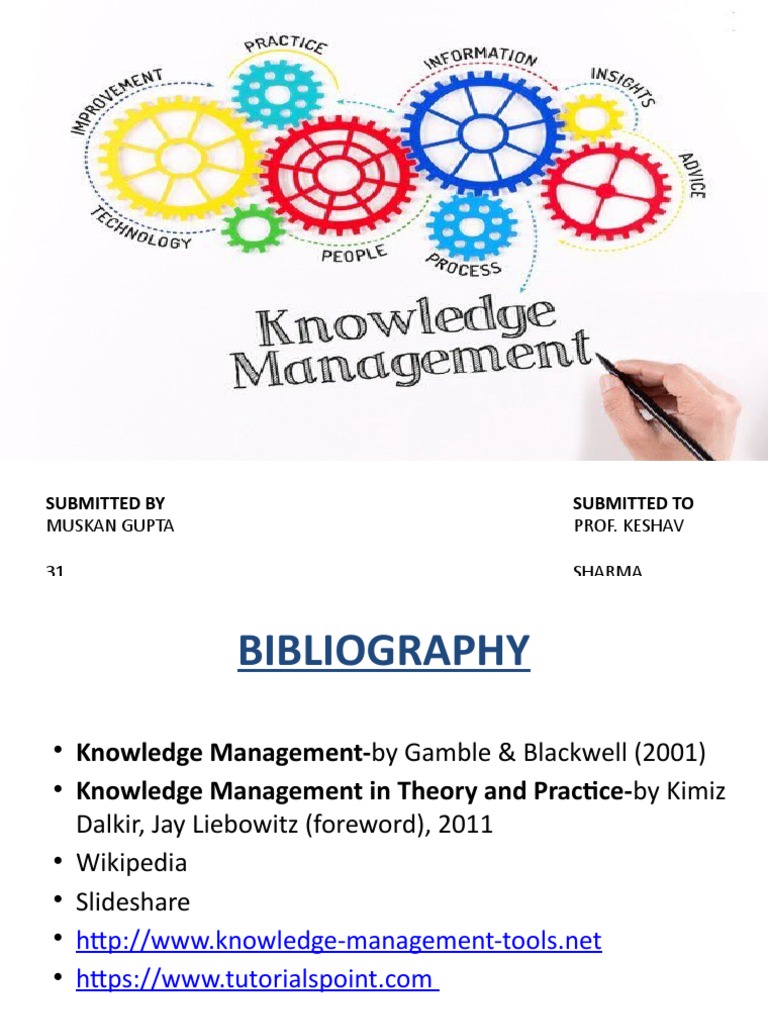 Submitted by Submitted To | PDF | Tacit Knowledge | Knowledge Management