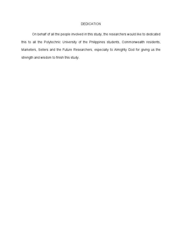 DEDICATION | PDF