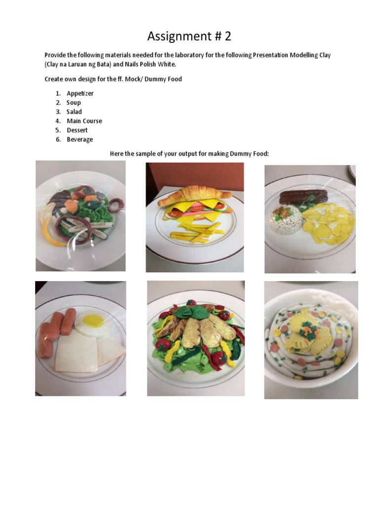 Assignment | PDF | Cooking, Food & Wine