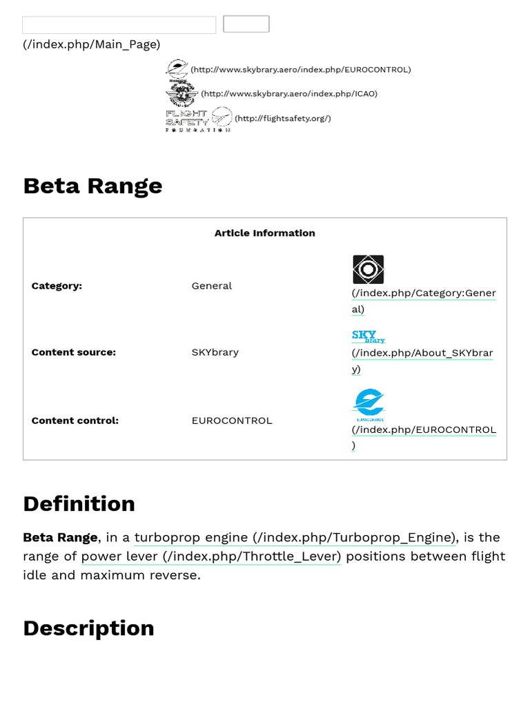 Beta Range: Definition | PDF