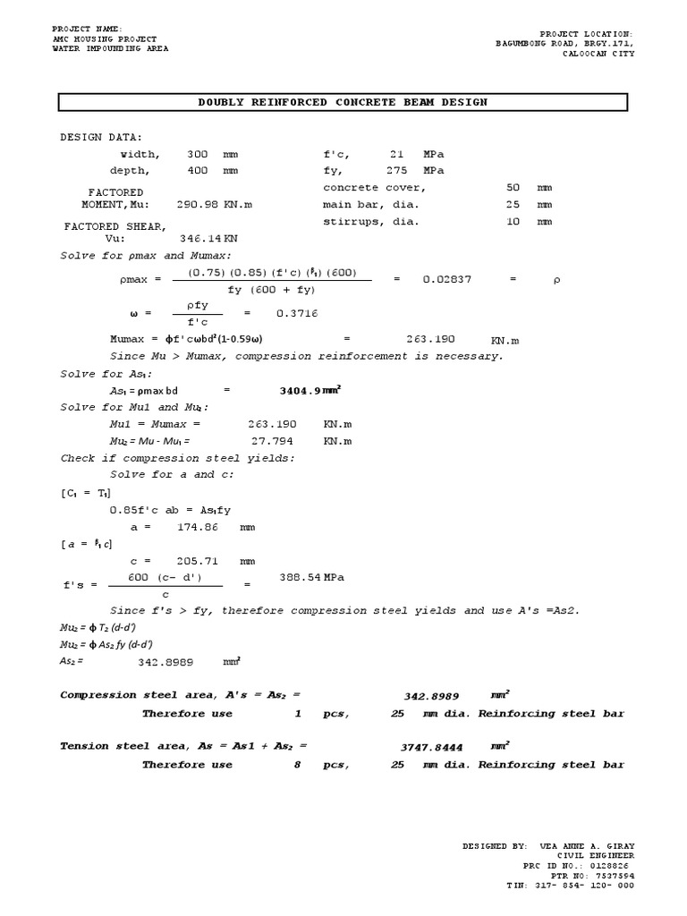 BEAM DESIGN & Column Design | PDF | Structural Engineering ...