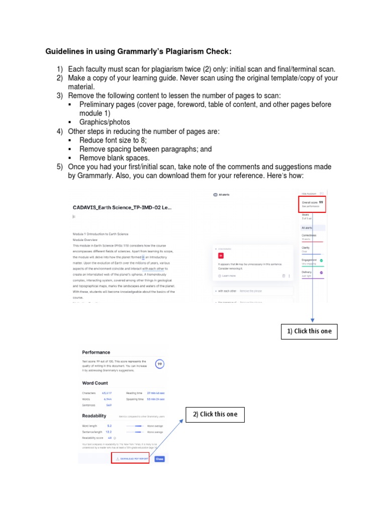 Guidelines in Using Grammarly PDF | PDF