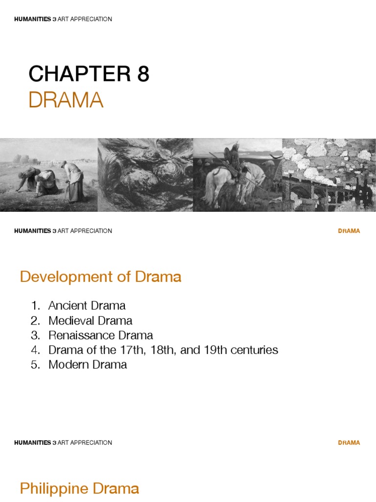 Drama: Humanities 3 Art Appreciation | PDF