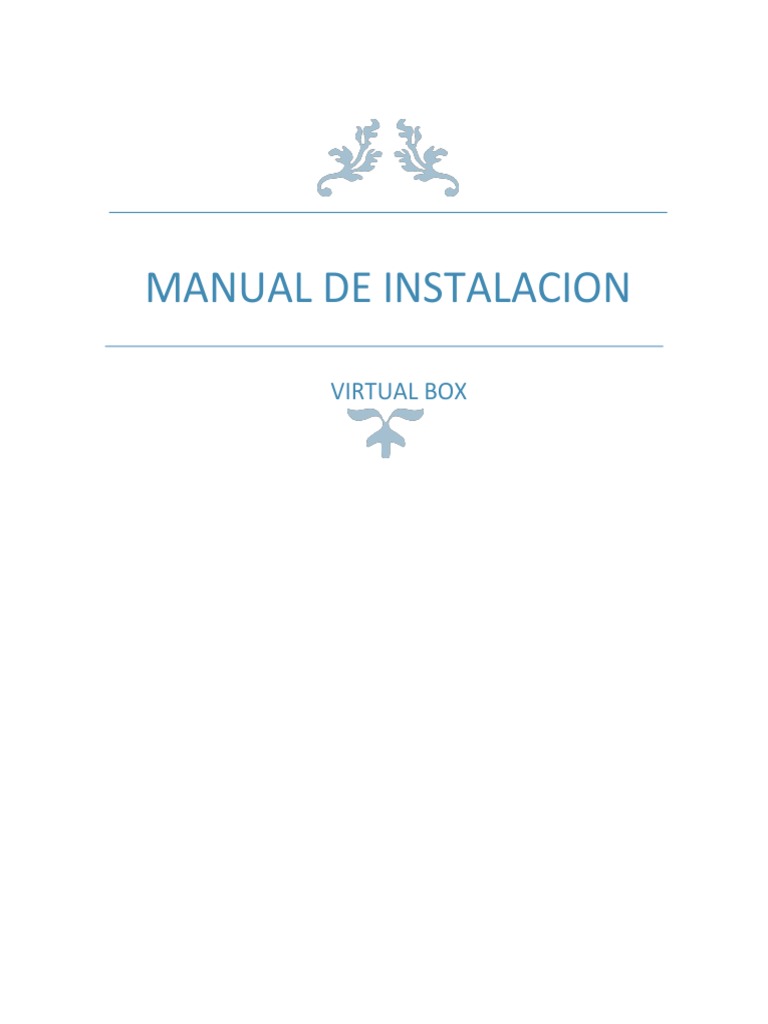 Virtualbox Manual de Instalacion | PDF