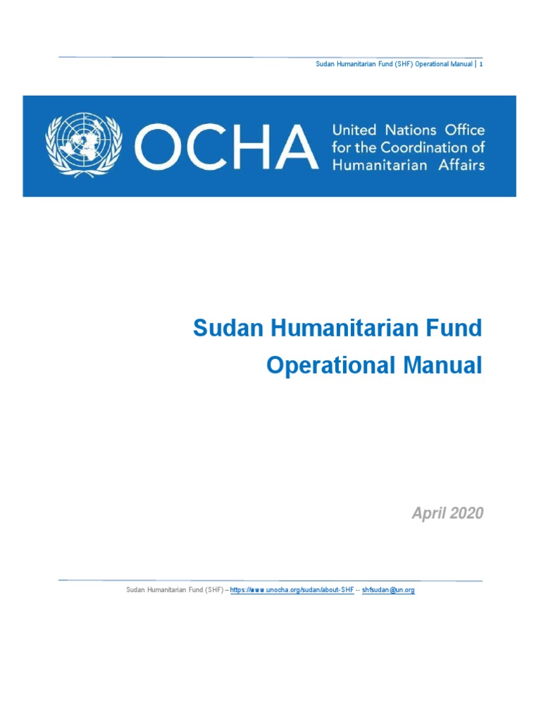 2020 SHF Operational Manual FINAL | PDF | Non Governmental Organization ...