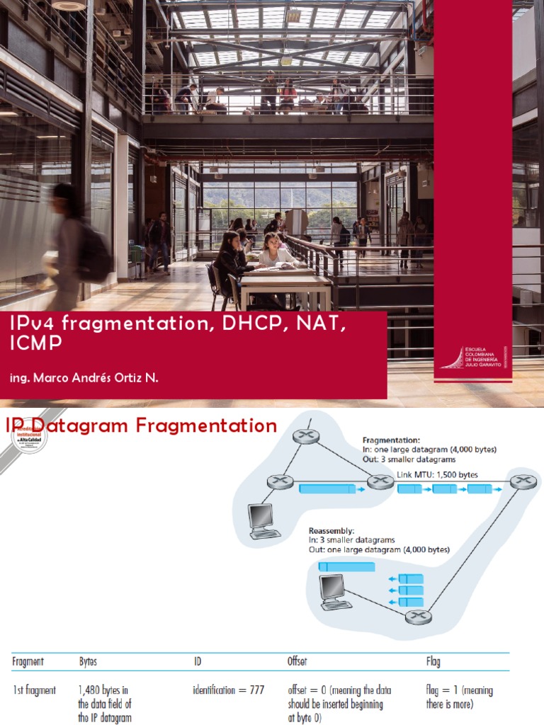 IPv4 Fragmentation, NAT, DHCP, ICMP | PDF | Computers