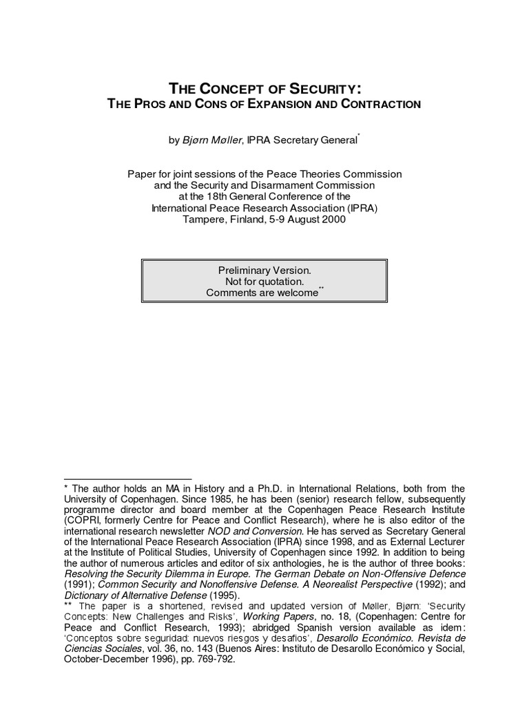 Security Concepts: Expansion vs. Contraction | PDF | Security | Resource