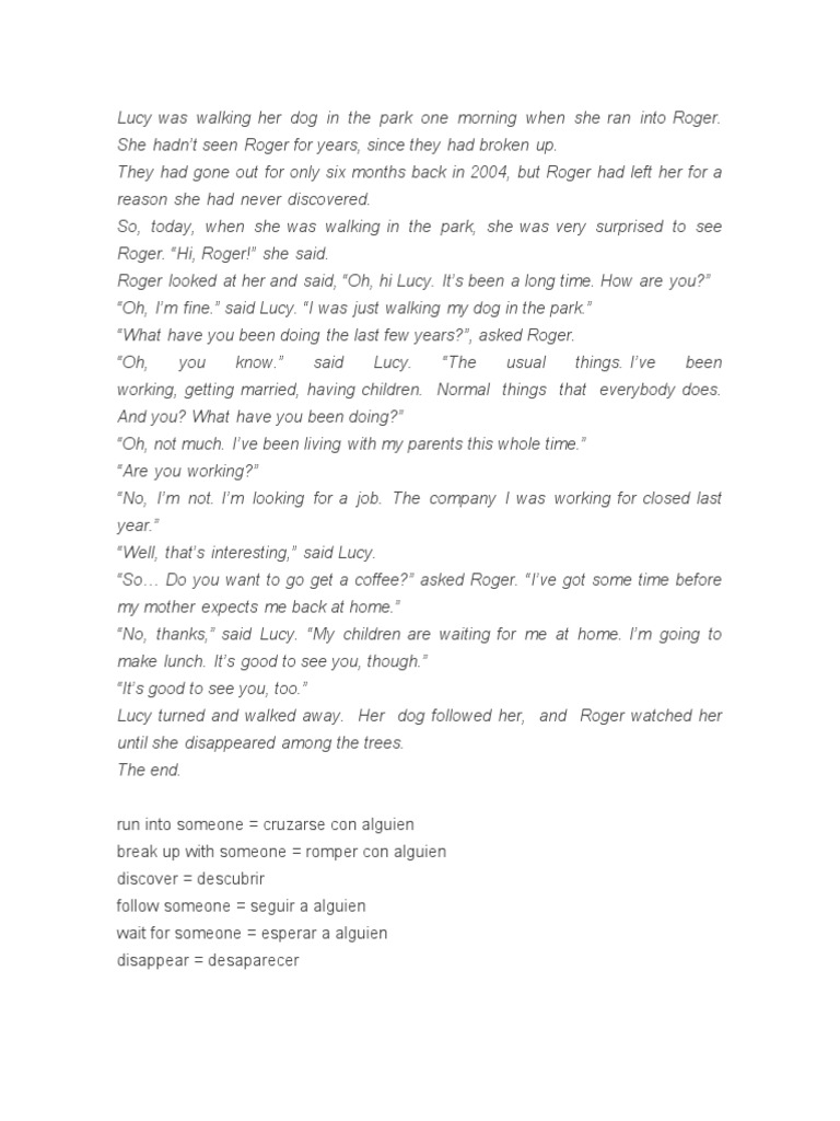 All Grammar Tenses Paragraph | PDF