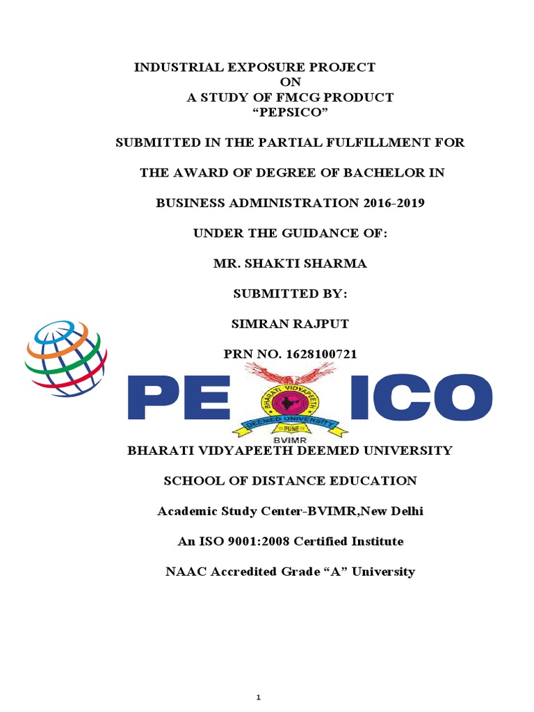 PepsiCo Organizational Structure Analysis | PDF | Pepsi Co | The Coca ...