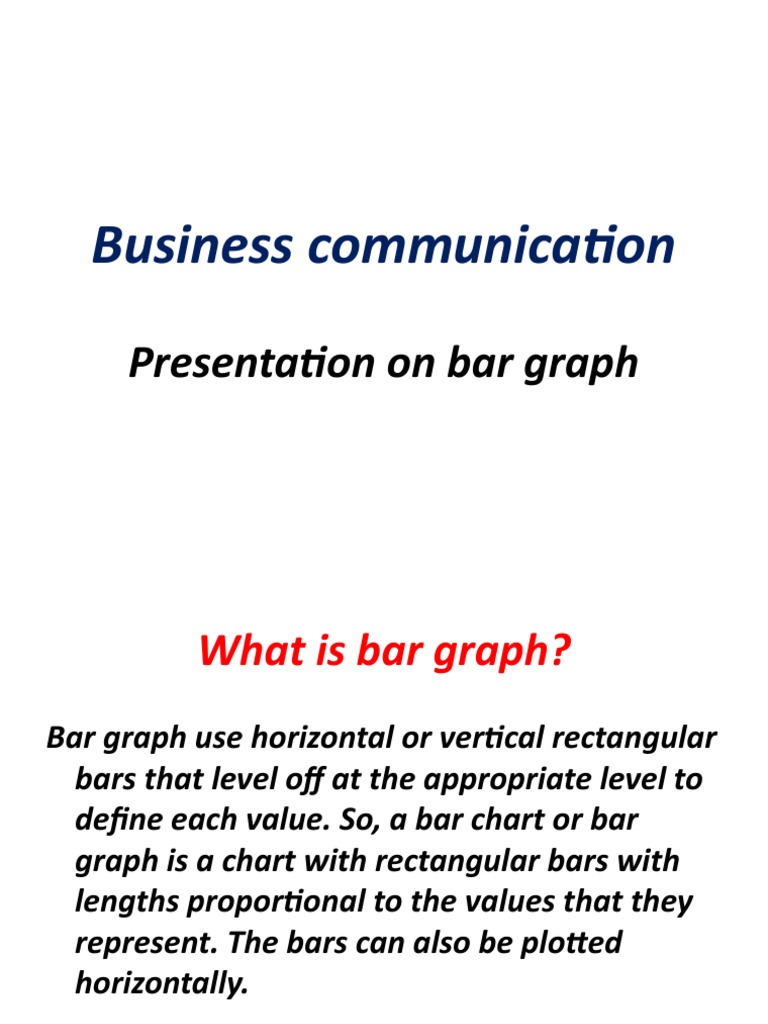 Presentation 4 BAR GRAPH | PDF