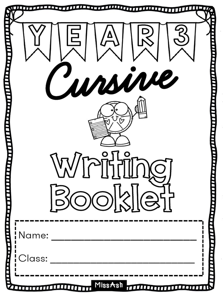 Y3 Cursive Writing Booklet | PDF | Communication | Social Information ...