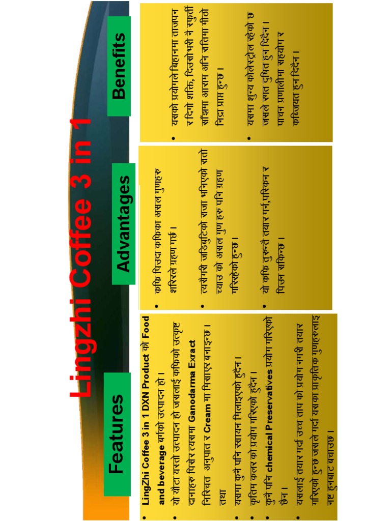 DXN 3 in 1 Coffee (FAB ANALYSIS) | PDF