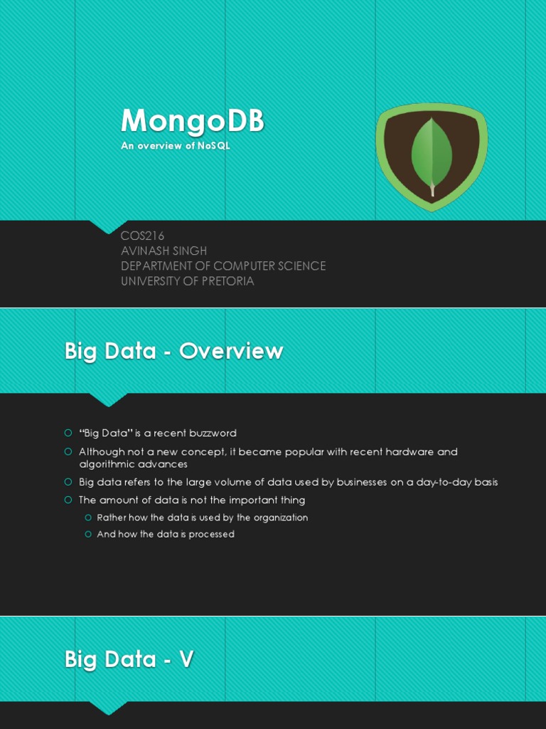L48 - MongoDB | PDF | No Sql | Mongo Db