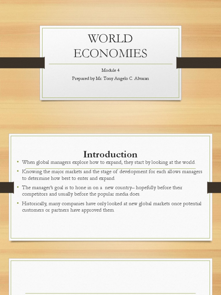 IBT Module4 Handout | PDF | Purchasing Power Parity | Developing Country