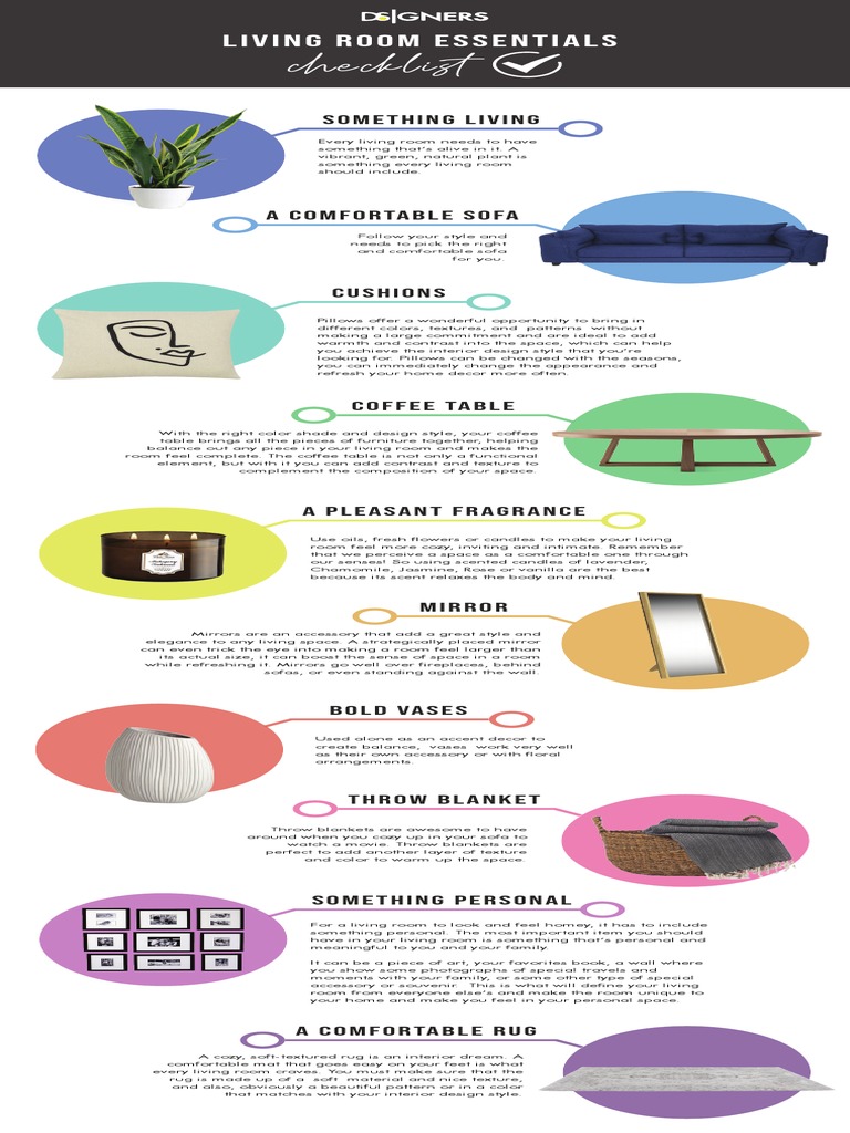 jCBMlpE7SqW8Jfnd7xqs Living Room Essentials Checklist PDF | PDF ...
