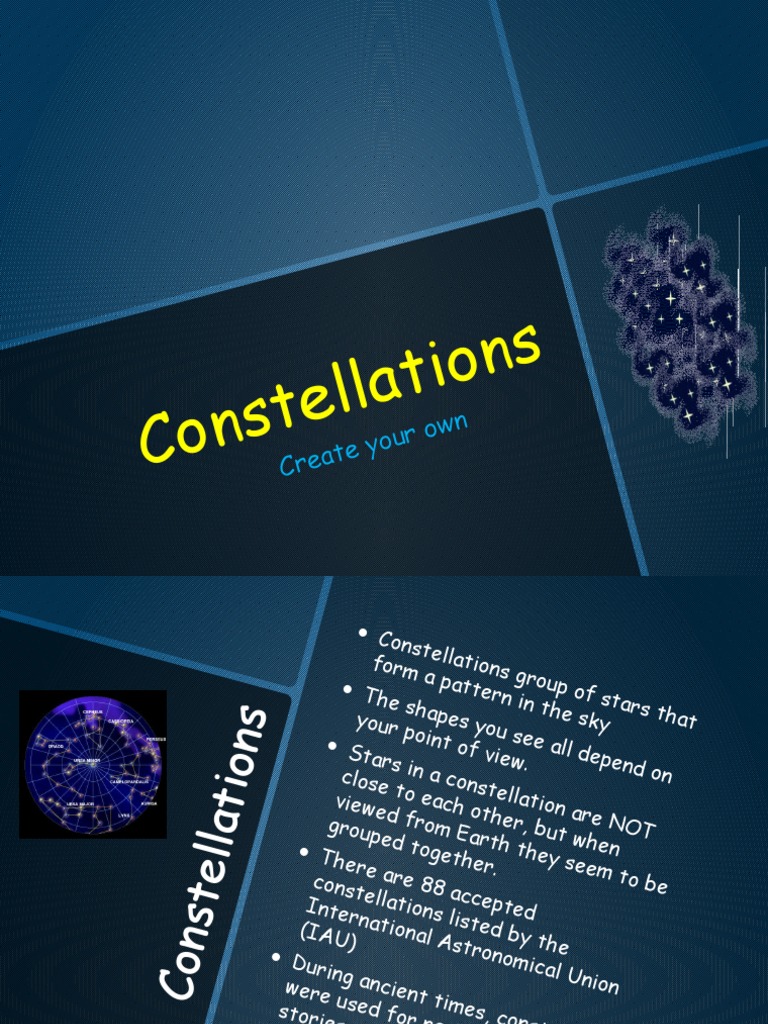 Create Your Own Constellation Instructions | Download Free PDF | Nature