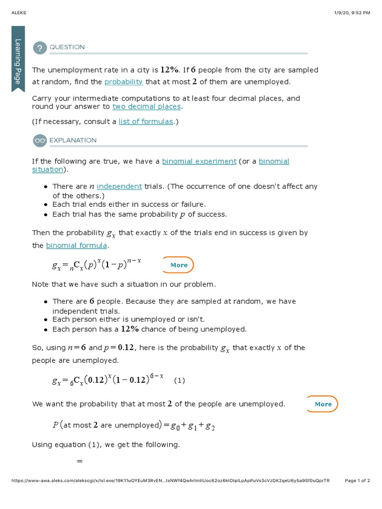 Binomial Problem1 PDF | PDF | Applied Mathematics | Statistical Theory