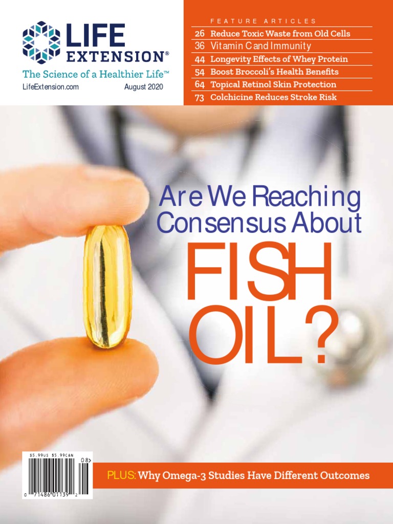 Life Extension Magazine August 2020 | PDF | Fish Oil | Omega 3 Fatty Acid