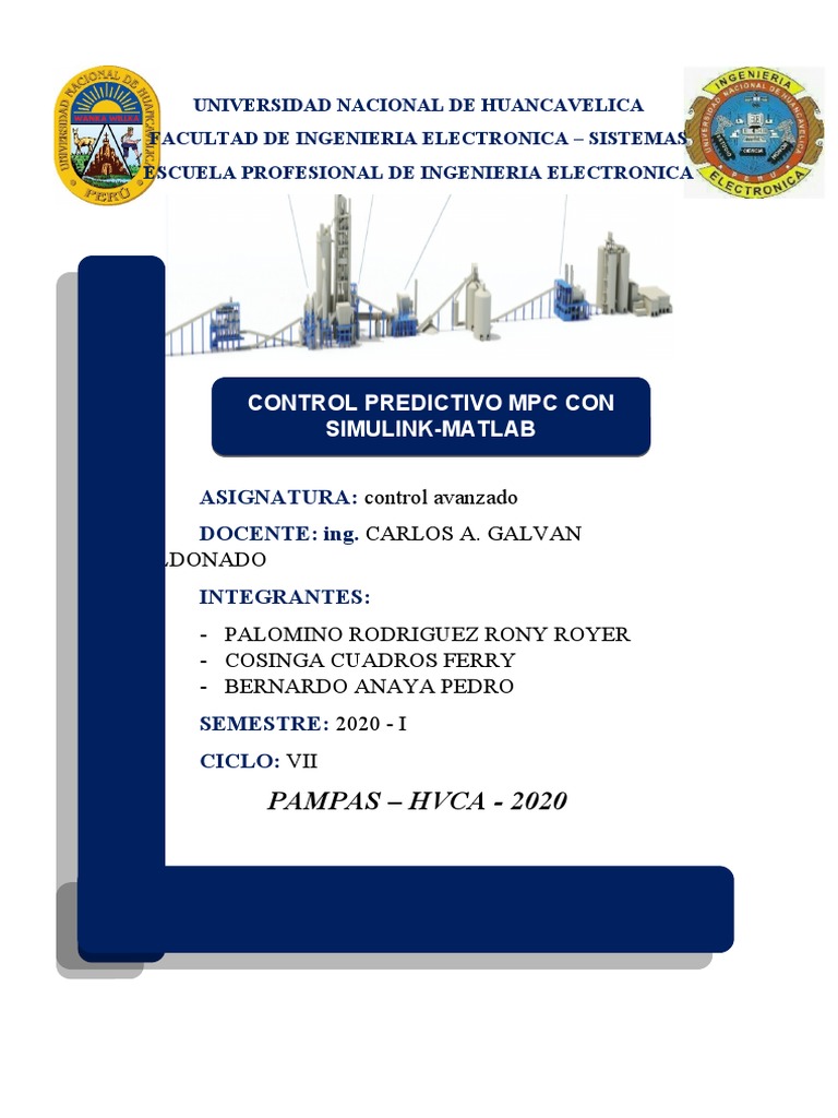 Control Predictivo con Simulink | PDF | Reactor Quimico | Simulación