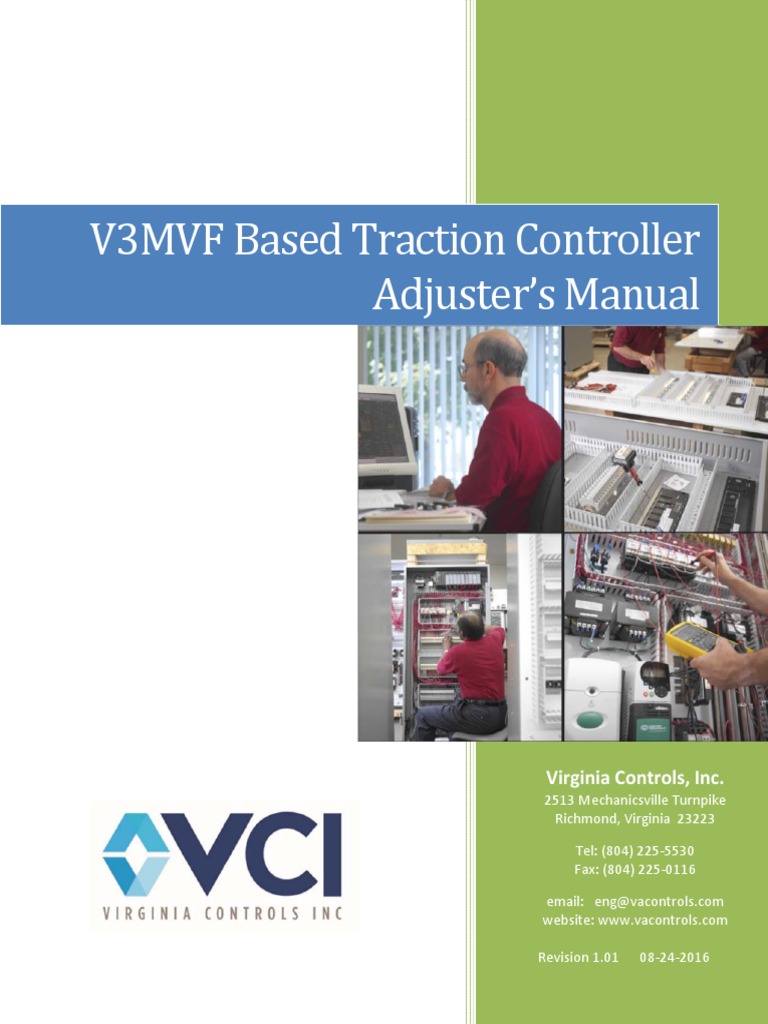 MVF (PLC) Traction Adjusters Manual PDF | PDF | Programmable Logic Controller | Elevator
