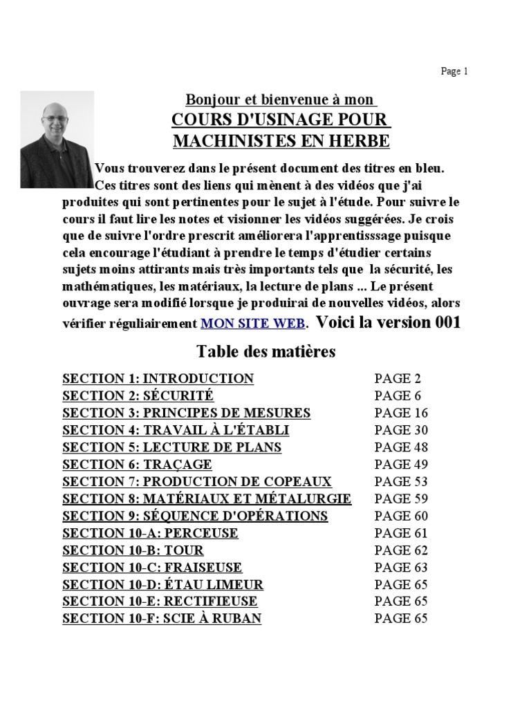 Marc Lecuyer | PDF | Usinage | Perceuse