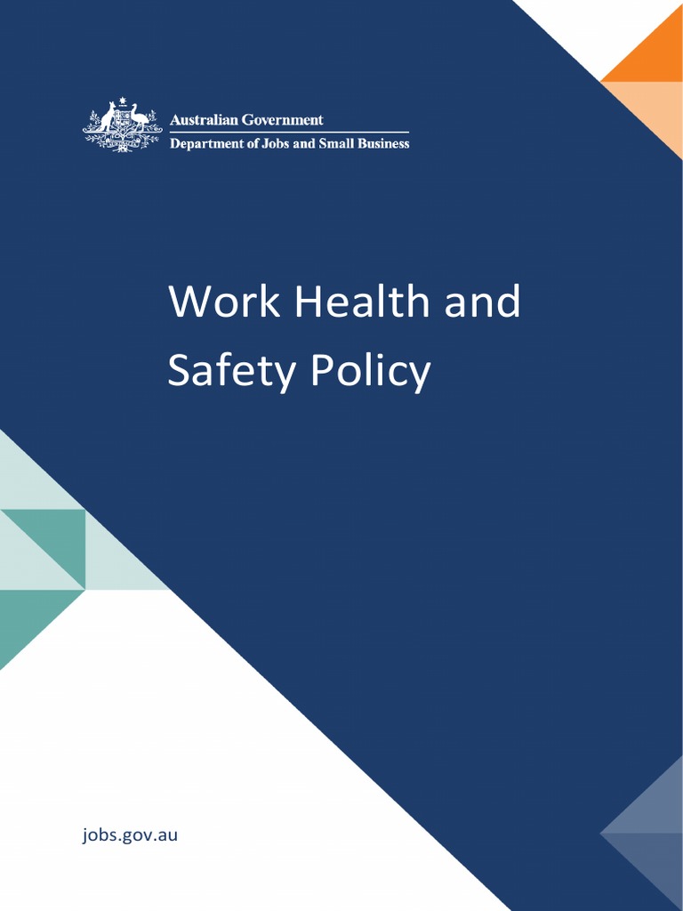 WHS Work Health and Safety Policy | PDF | Occupational Safety And ...