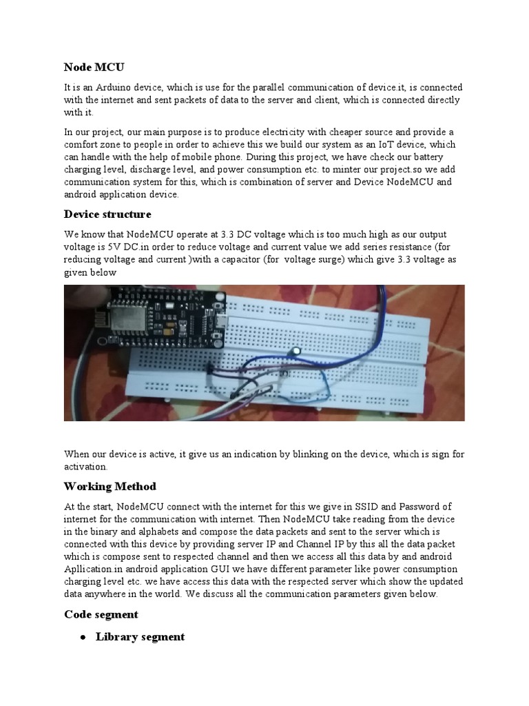 Node MCU: Library Segment | PDF | Server (Computing) | Library (Computing)
