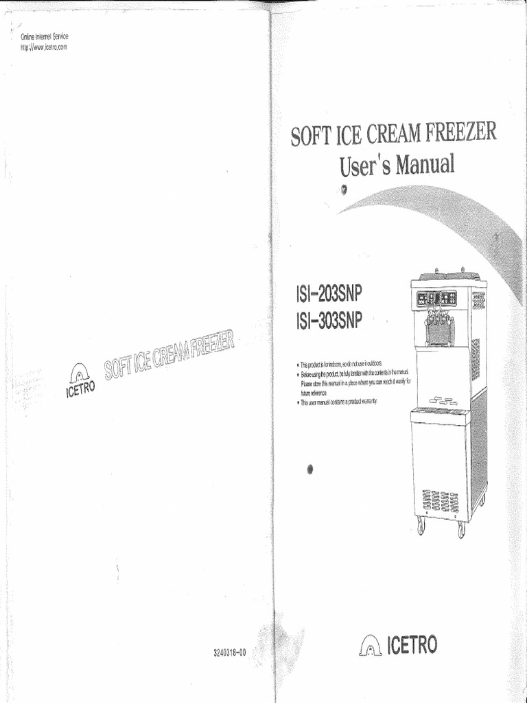 Manual Icetro ISI 203 SPN | PDF