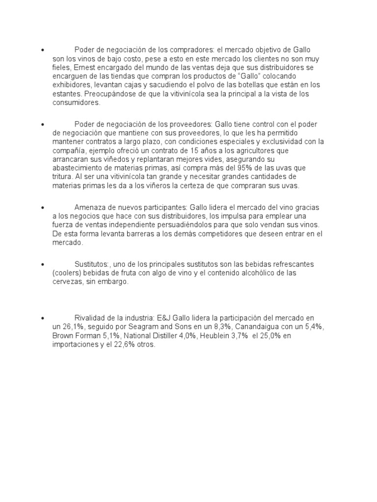 Poder de Negociación de Los Clientes o Compradores | PDF