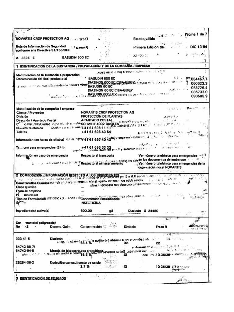 Basudin 600 Ec | PDF