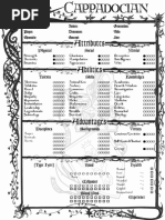 Wrath & Glory - Character Sheet (Fillable) | PDF | Leisure | Sports