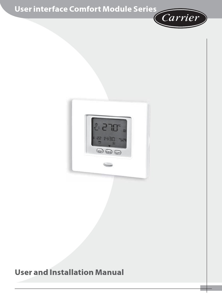 User Interface Module Comfort | PDF | Heating, Ventilating, And Air ...