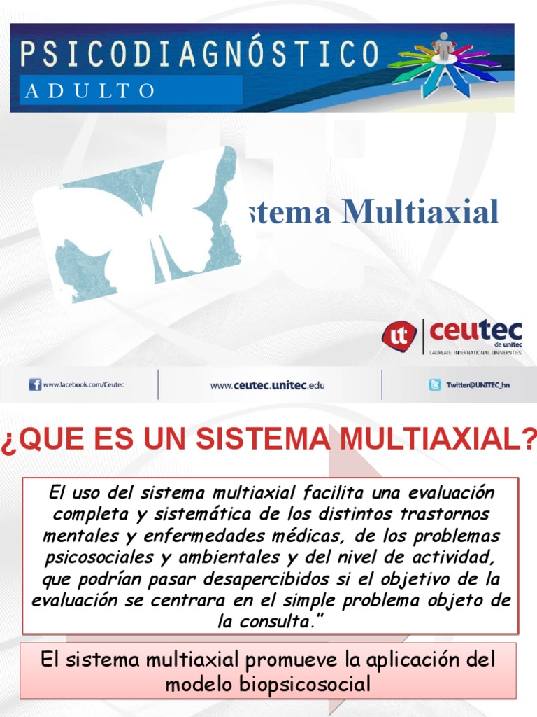 Sistema Multiaxial | PDF | Trastorno mental | Depresión (estado de ánimo)