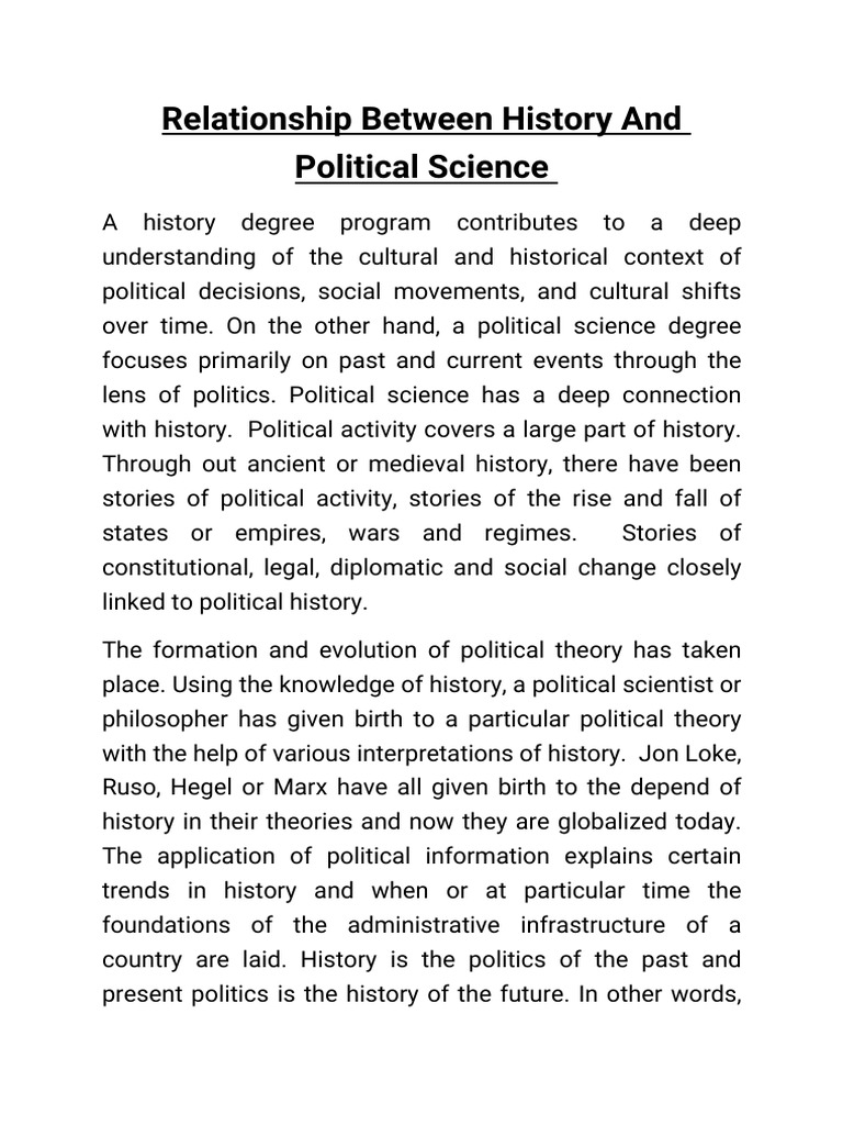 Economic & Political Science History | PDF | Economic History | Economics
