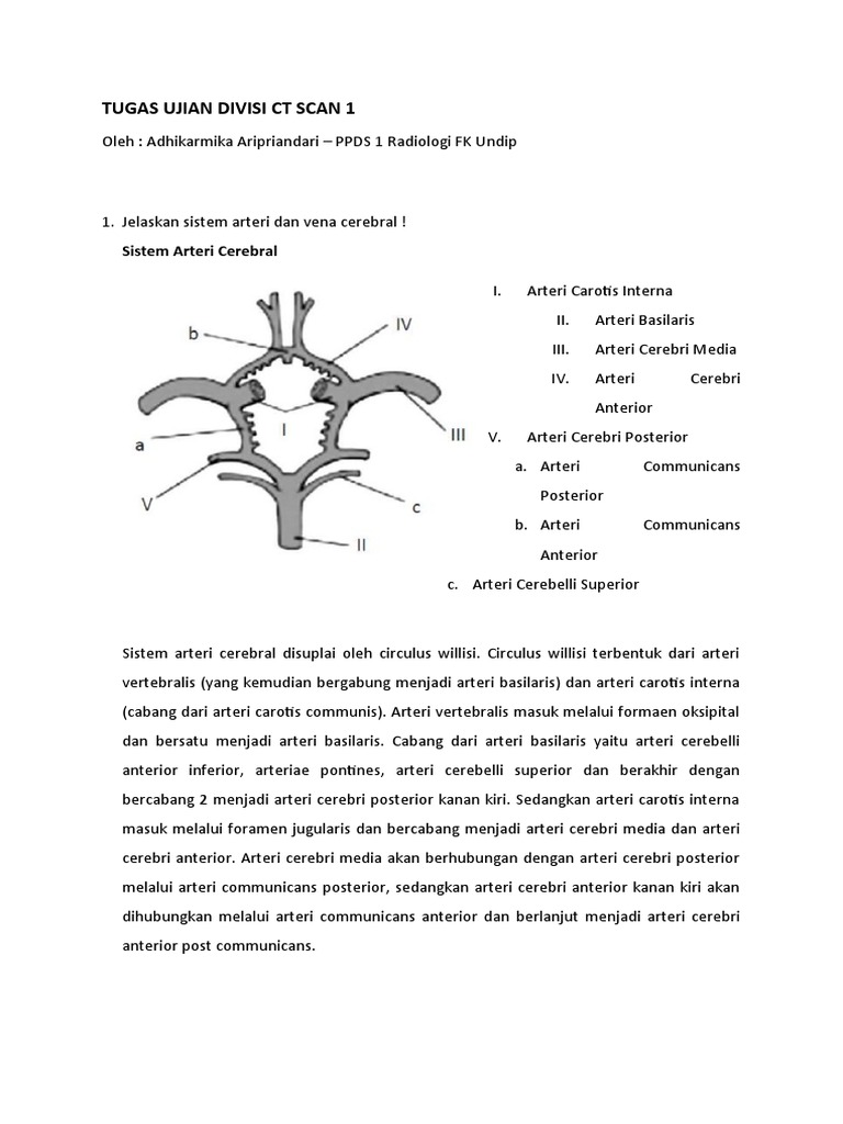 Materi Ujian CT Scan Radiologi | PDF