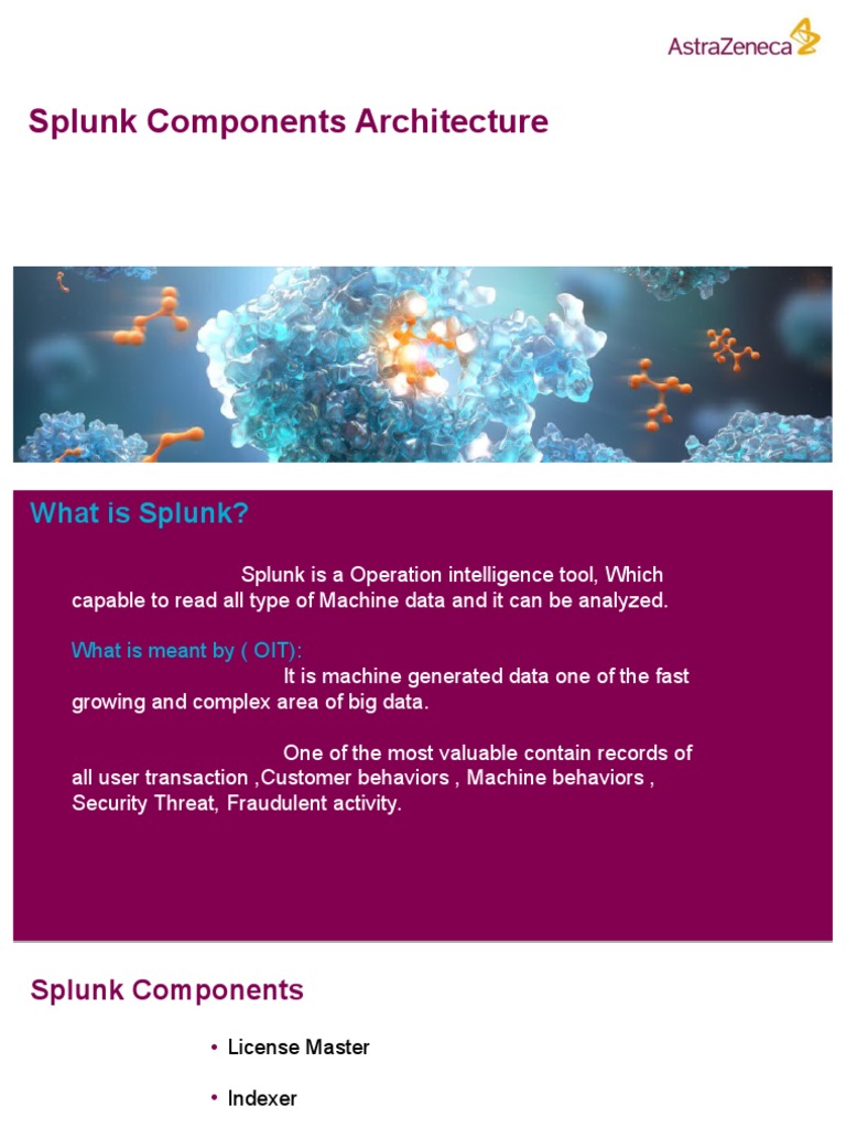 Splunk Components Architecture | PDF | Load Balancing (Computing) | Computer Cluster