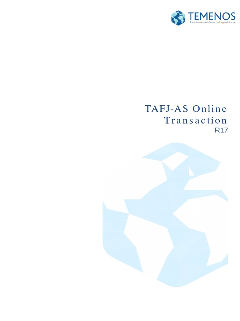 TAFJ-AS Online Transaction | PDF | Enterprise Java Beans | Systems ...